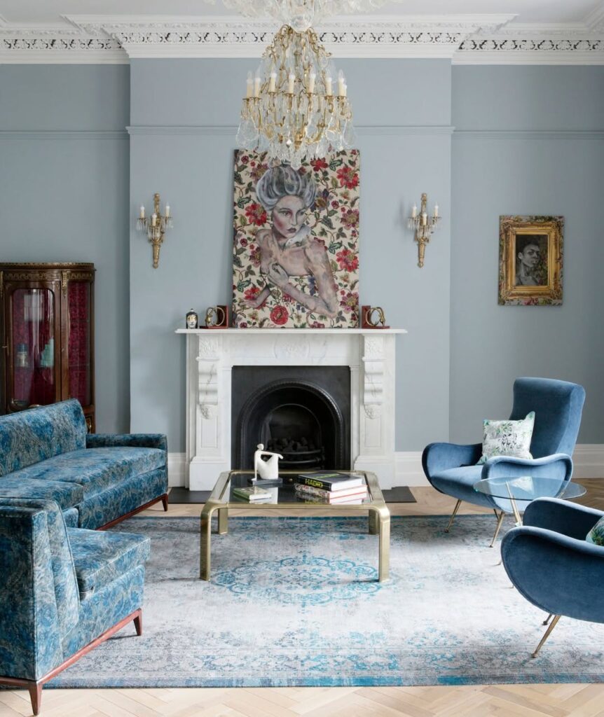 30 Modern And Classic Blue Living Room Decor Ideas