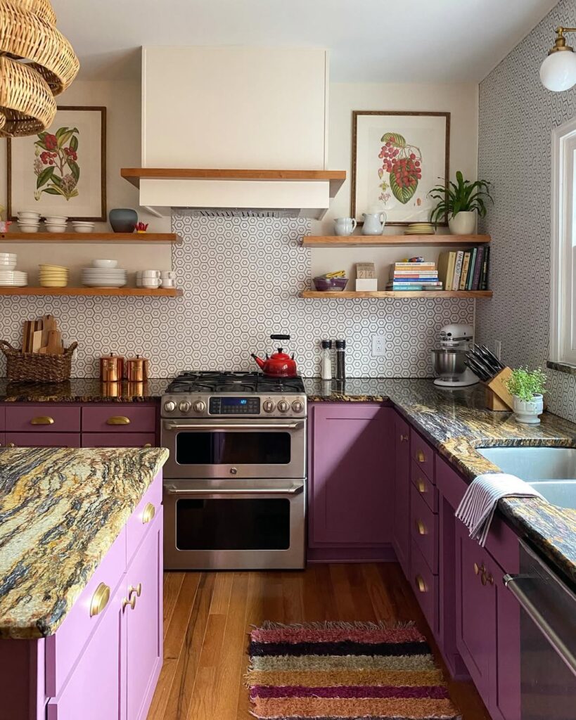 20 Super Lovely And Beautiful Purple Kitchen Ideas You Should Try