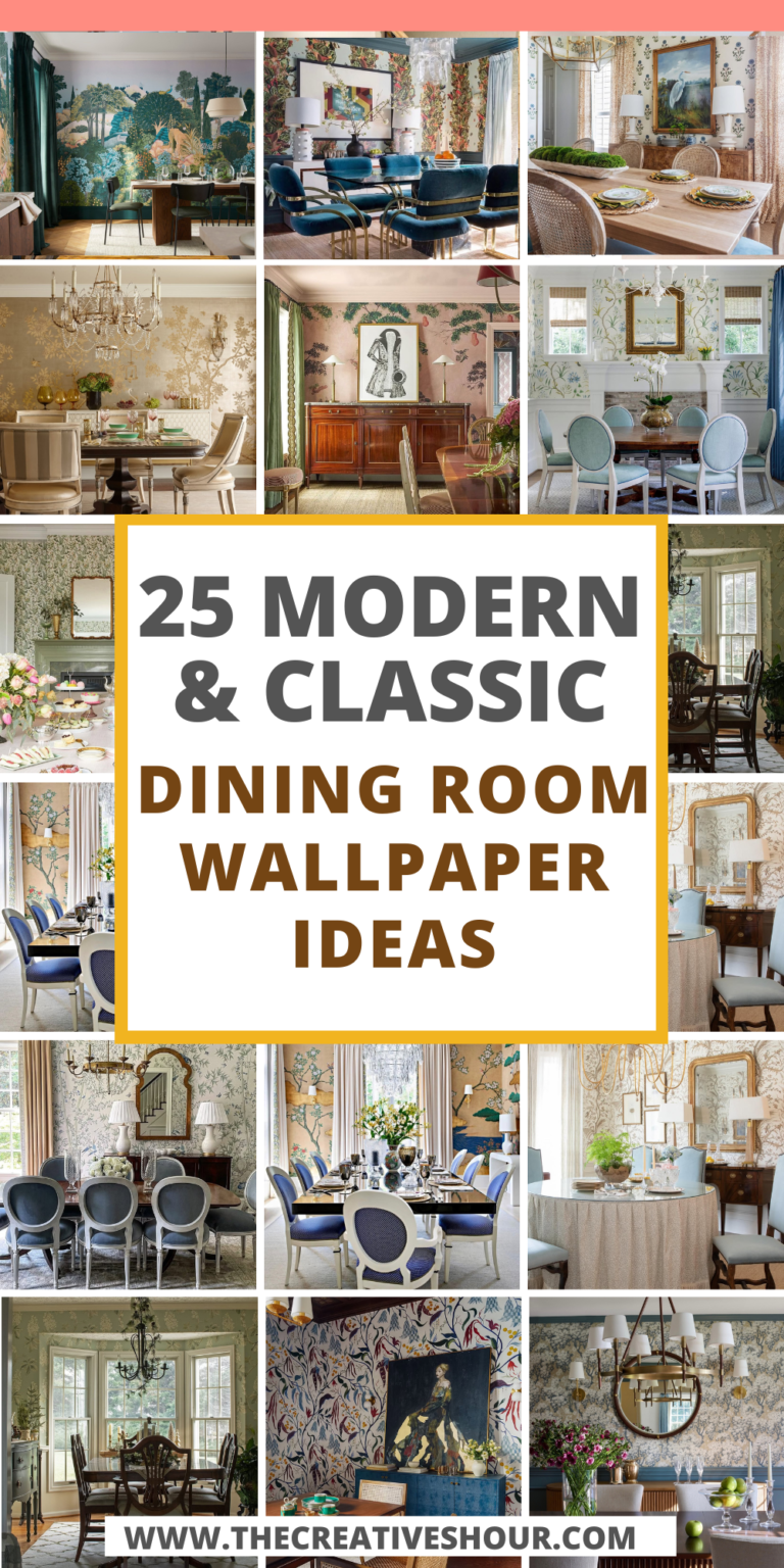 25 Luxurious And Elegant Dining Room Wallpaper Ideas For You
