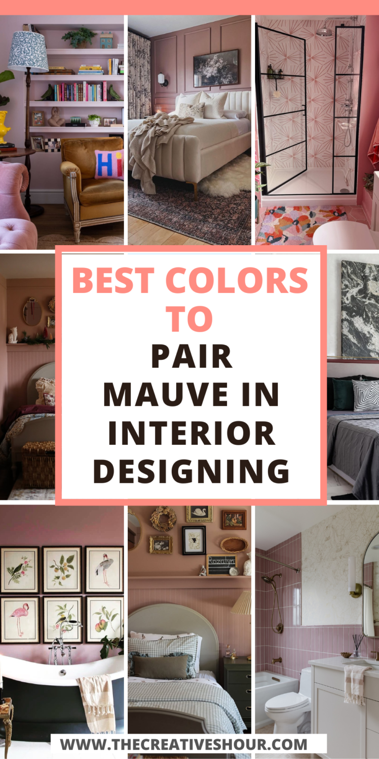 15 Best Colors To pair Mauve In Interior Designing