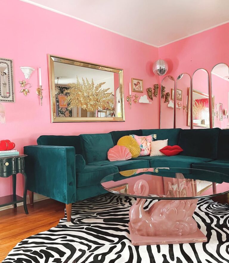 25 Modern And Lush Pink Living Room Ideas You’ll Love