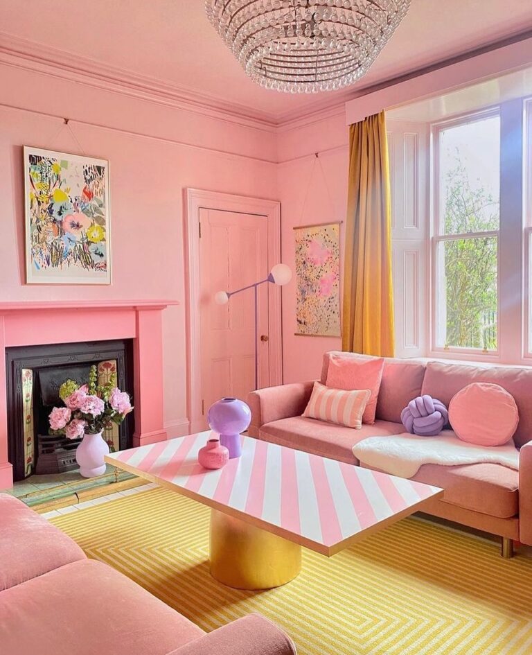 25 Modern And Lush Pink Living Room Ideas You’ll Love