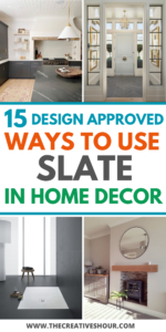 15 Designer-Approved Ways to Decorate with Slate – Timeless Stone Decor ...