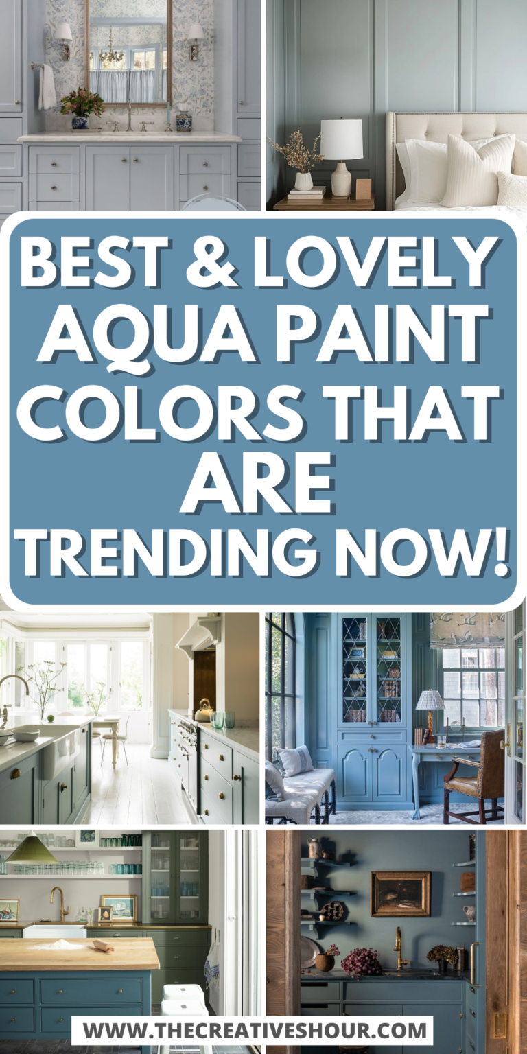 15 Best Aqua Paint Colors That Are Sure to Make a Splash